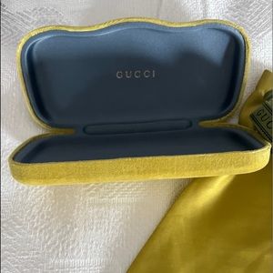 Gucci | Accessories | Gucci Box Eyeglass Case And Gucci Ribbon | Poshmark